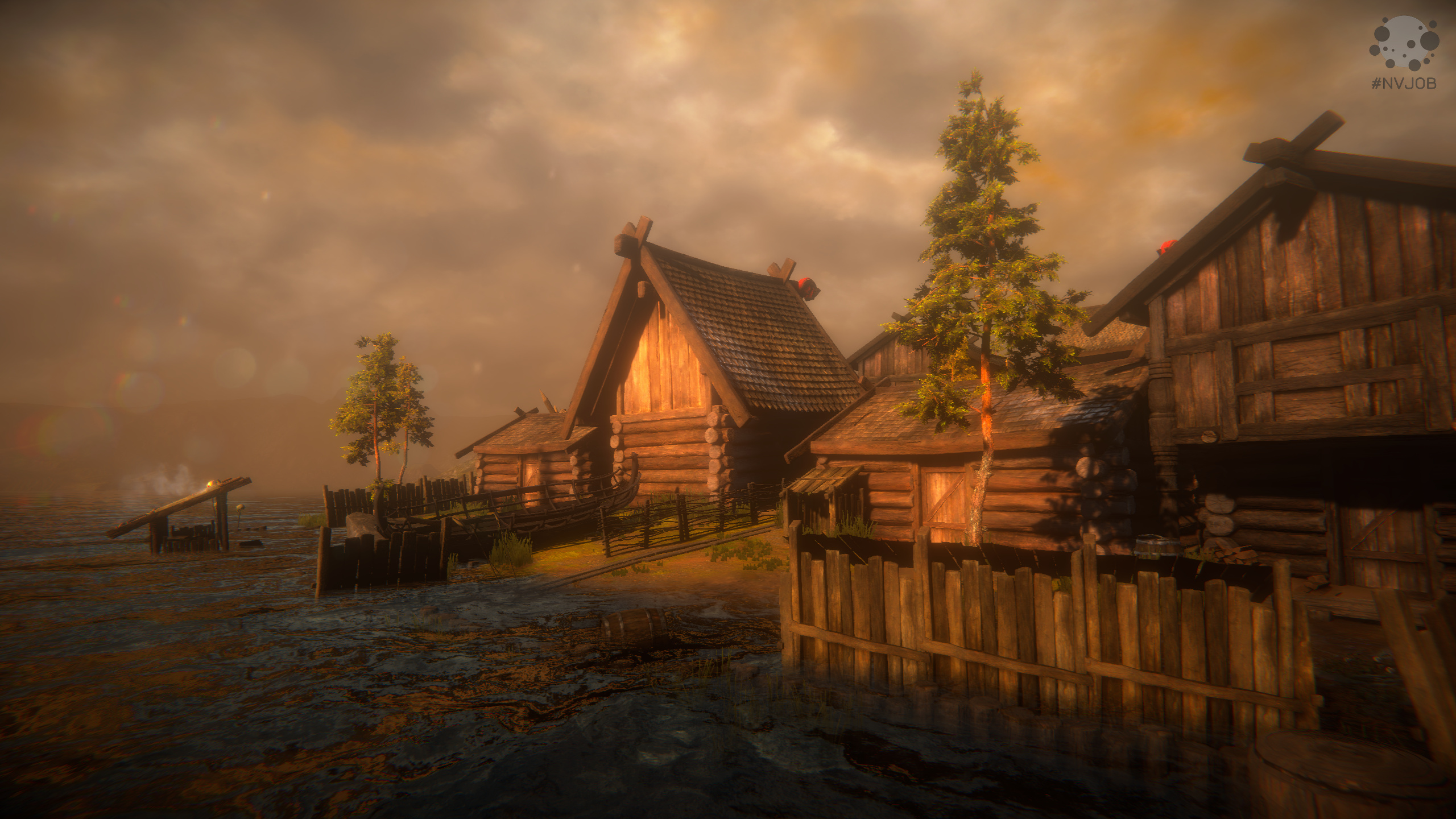 Unity Viking Village + Water Shader, Dynamic Sky, STC (Demo). Free Unity Asset. Nicholas Veselov ...